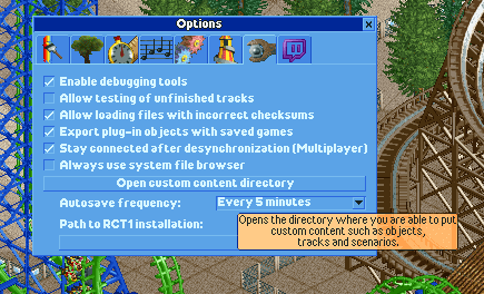 Automatically create `track`, `scenario`, `save` and `object` folders · Issue #7930 · OpenRCT2 ...
