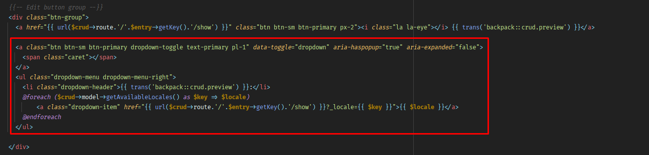 [BUG] Show Button With Translation Occuer an Error In `ListOperation` · Issue #4940 · Laravel ...
