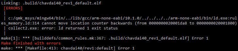 Bug Linkage Error · Issue 159 · Vial Kbvial Qmk · Github 