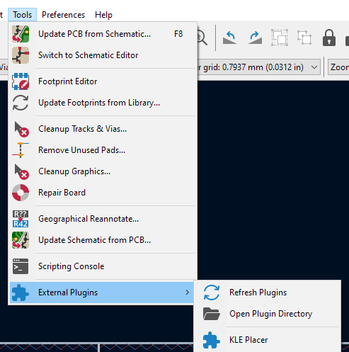 GitHub - zykrah/kicad-kle-placer: KiCAD plugin to help place switch footprints based on a KLE