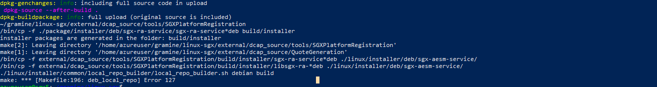 Error In Installing Psw · Issue 766 · Intel Linux Sgx · Github