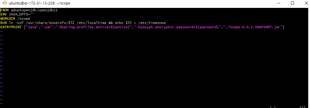 [feature] Docker image build를 위한 Dockerfile 작성 · Issue #206 · Scope-Team9/Scope_BackEnd · GitHub