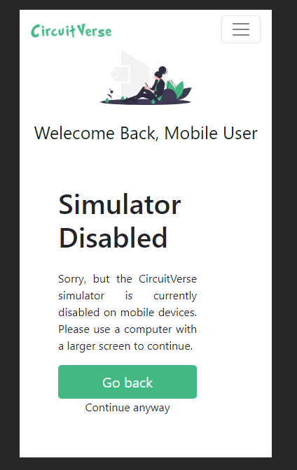 CircuitVerse Doesn't Work on Mobile Devices · Issue #784 · CircuitVerse/CircuitVerse · GitHub
