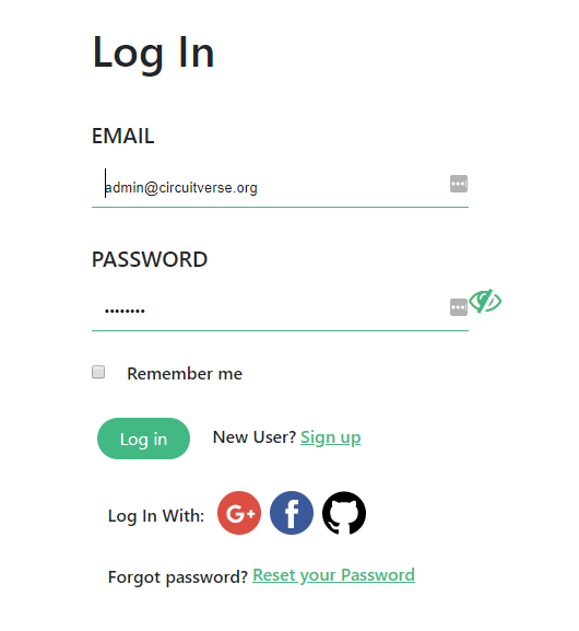 Sign-in/Login page layout · Issue #769 · CircuitVerse/CircuitVerse · GitHub