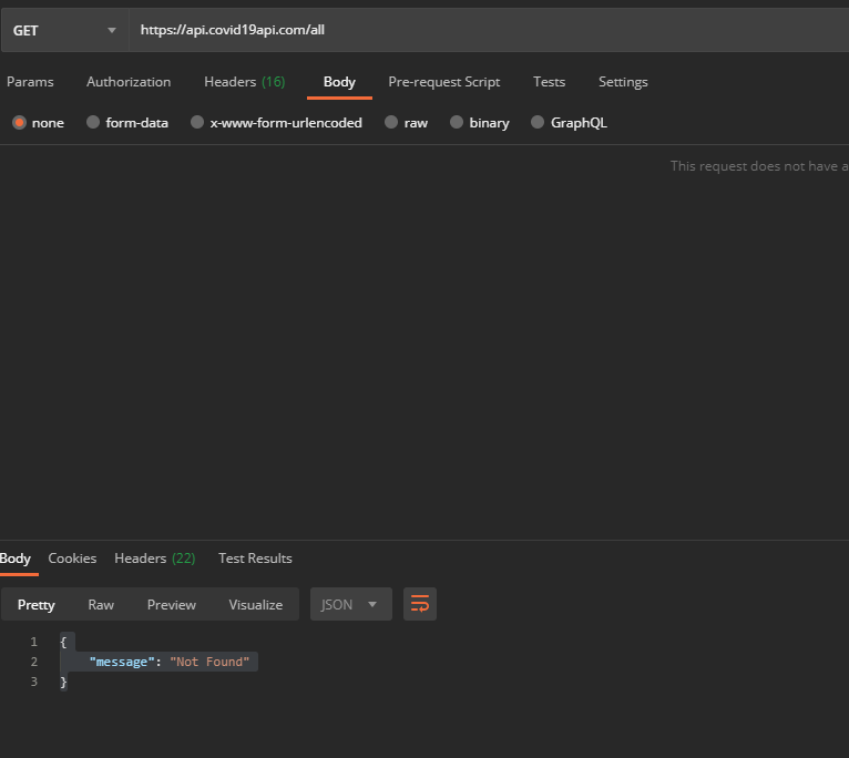 All Data Endpoint Isn`t Available · Issue 434 · Postmanlabs Postman Code Generators · Github
