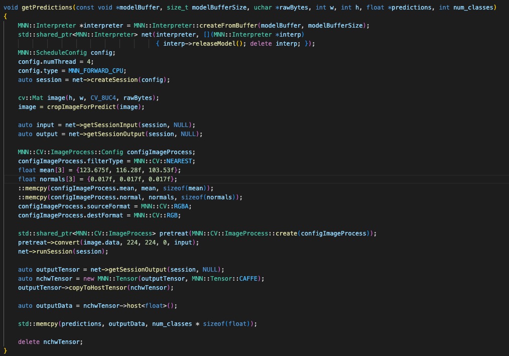 ios的推理结果不正常，android和mac上是正常的，都是一样的c代码 · Issue #2448 · alibaba/MNN · GitHub