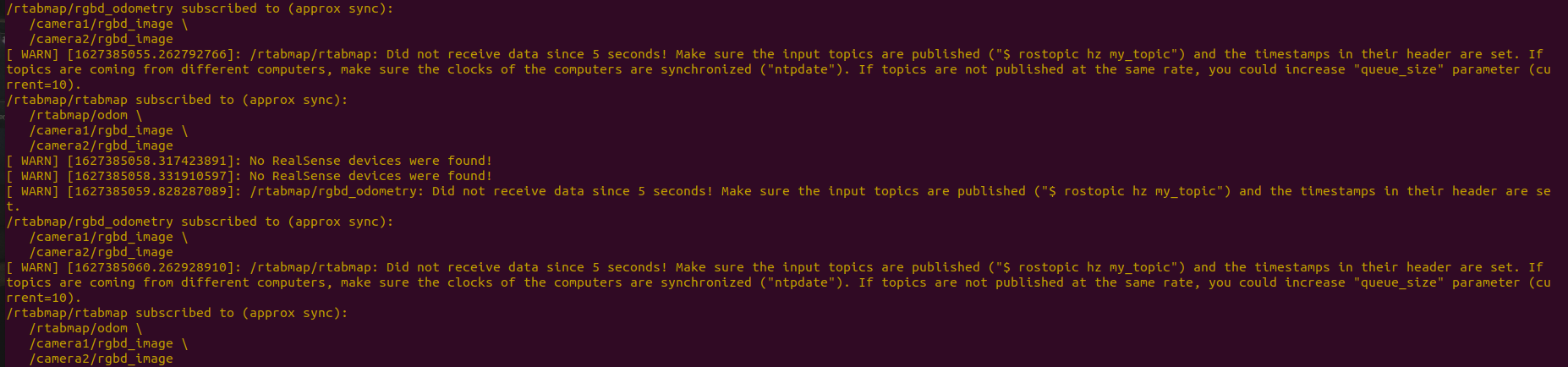 tf error when running multiple l515 using realsense ros and rtabmap ros · Issue #1999 ...