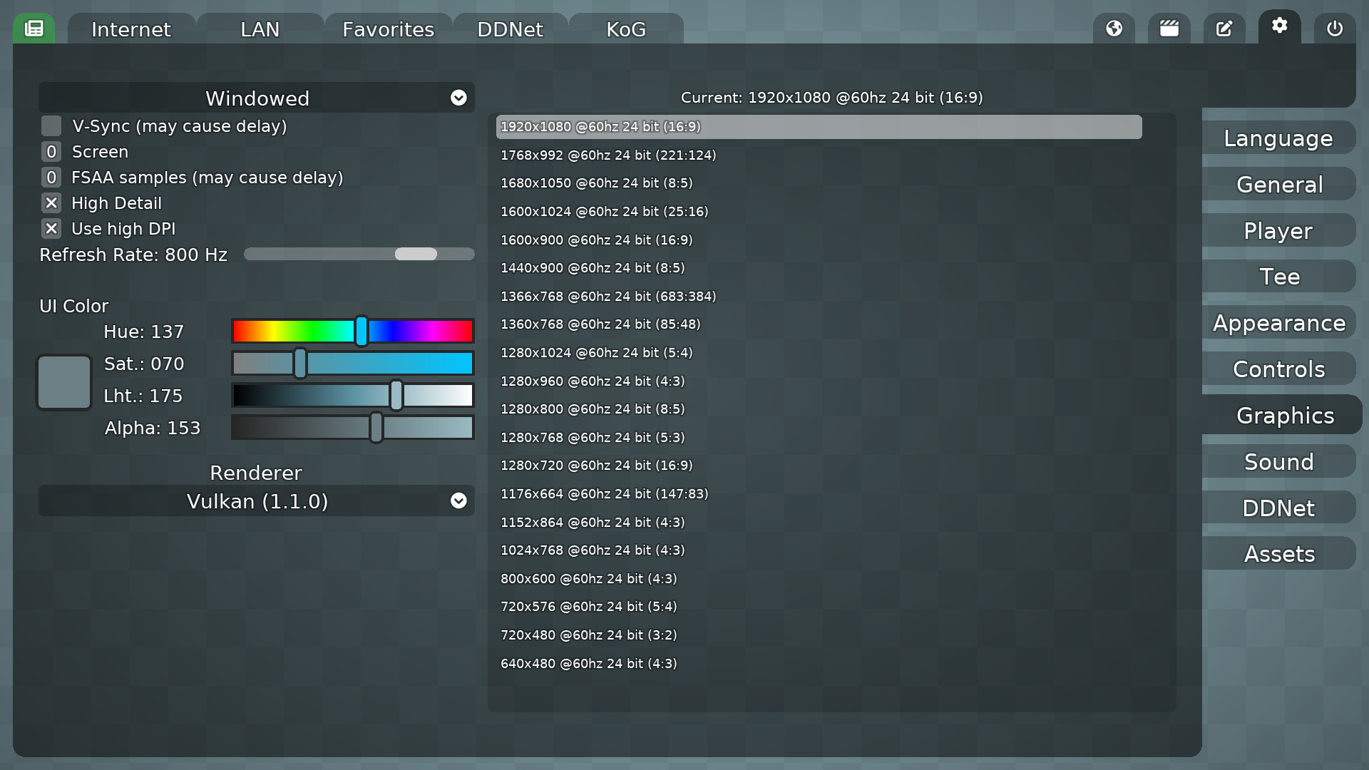 Console font is skinnier when fullscreen is disabled · Issue #3645 · ddnet/ddnet · GitHub