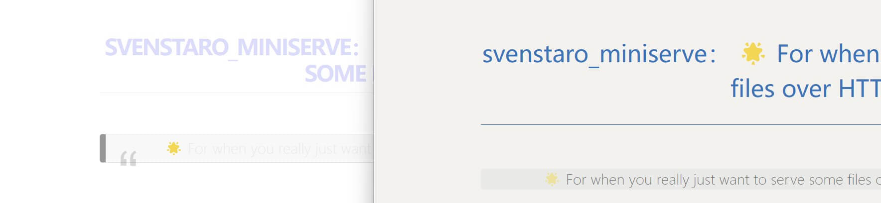 html files background color is changed · Issue #1266 · svenstaro/miniserve · GitHub