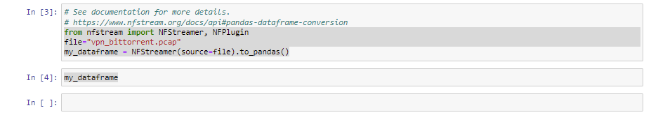 NFStreamer(source=file).to_pandas() return empty dataframe · Issue #104 ...