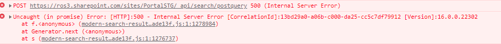 We are getting "Internal Server Error" while search a user name · Issue #1938 · microsoft-search ...