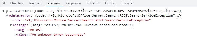 We are getting "Internal Server Error" while search a user name · Issue #1938 · microsoft-search ...
