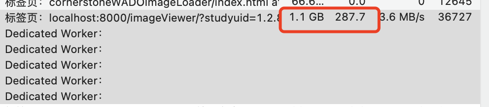 The web worker loads images, causing the browser memory to rise, and the CPU is 100% · Issue ...