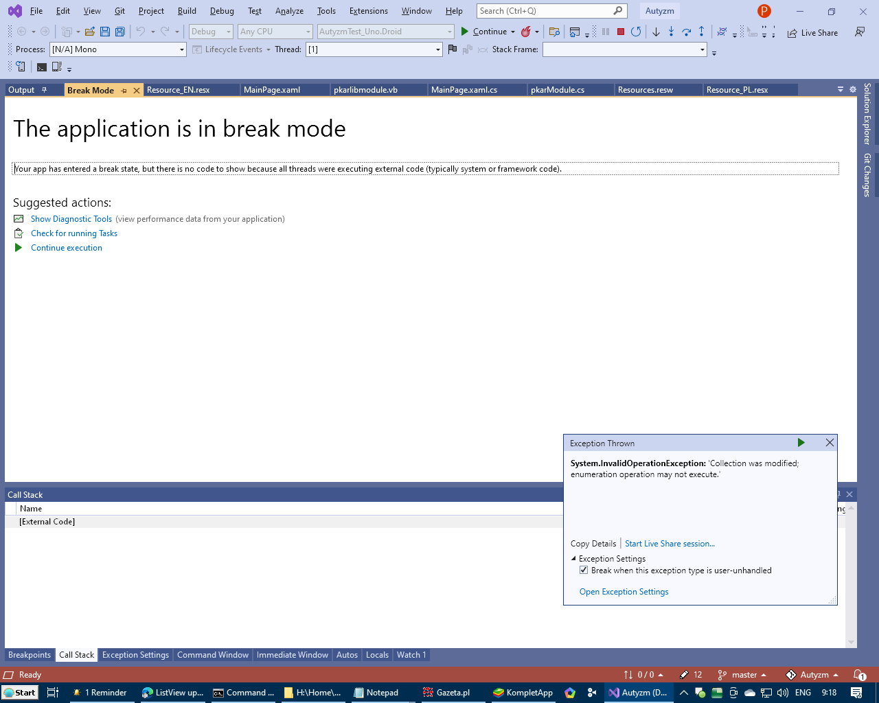 ListView update fails with `Collection was modified` when using non-materialized `IEnumerable ...