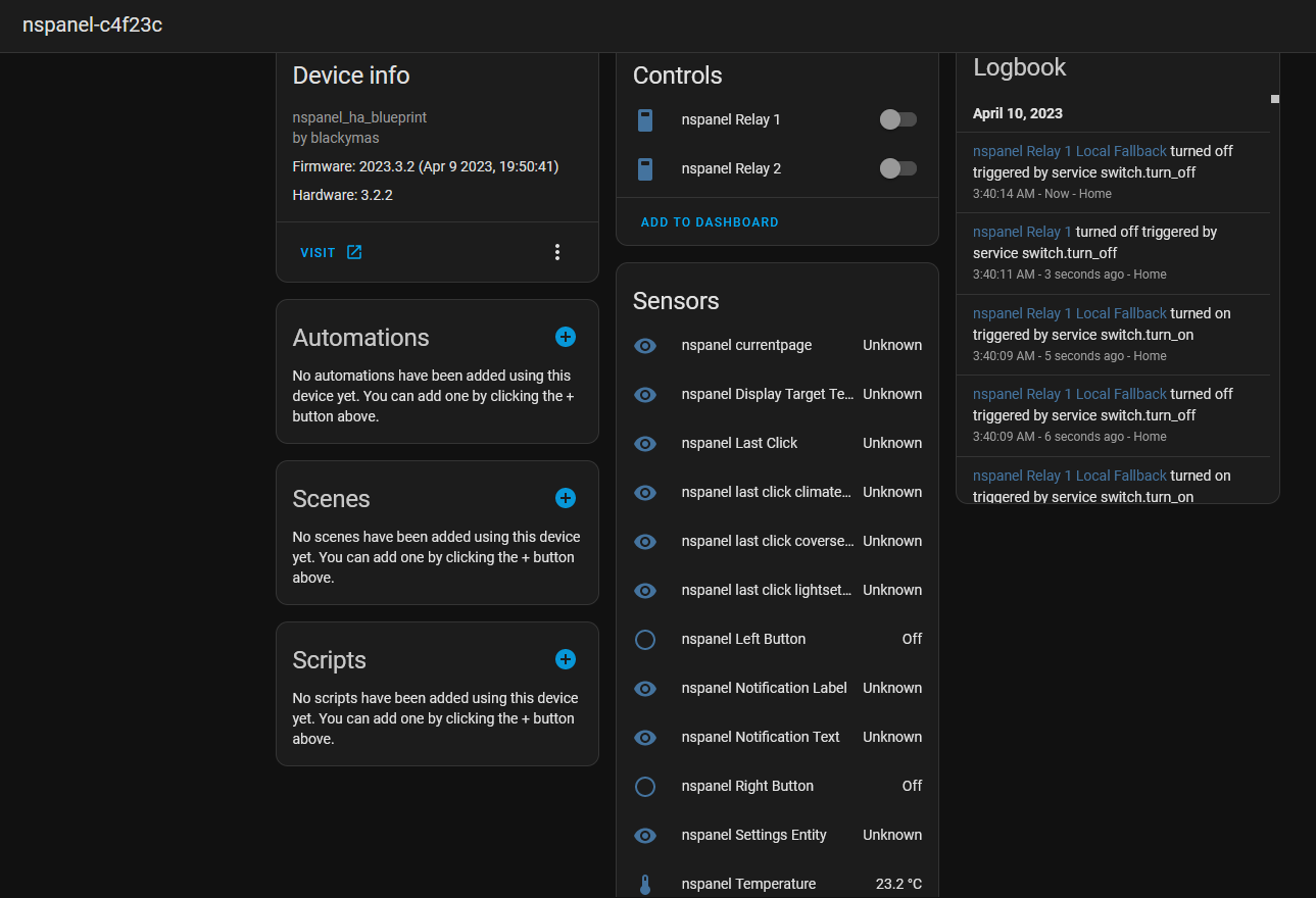 Installation Issue (ESPHome flash) · Issue #645 · Blackymas/NSPanel_HA_Blueprint · GitHub