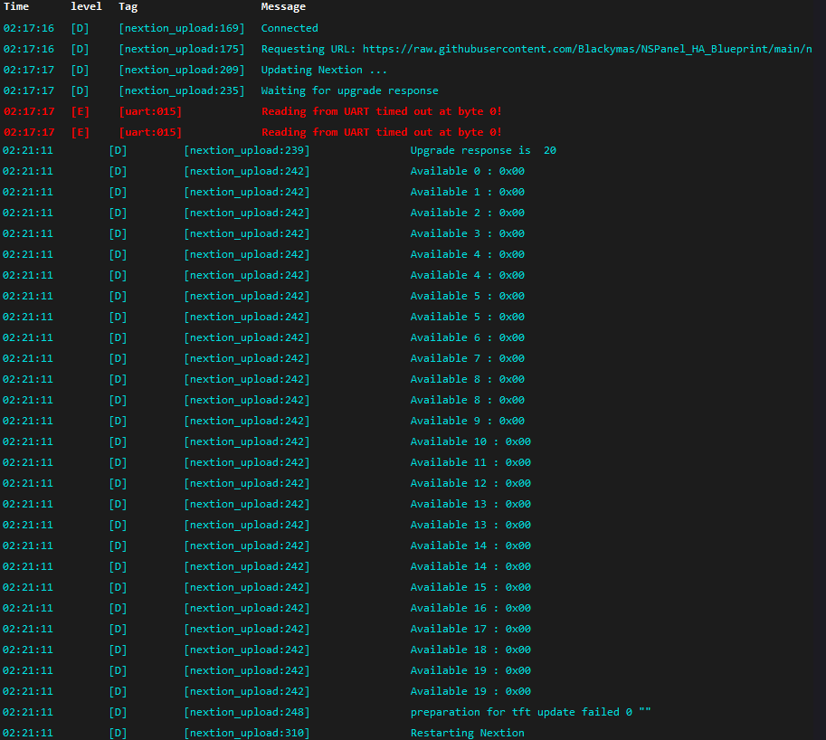 Installation Issue (ESPHome flash) · Issue #645 · Blackymas/NSPanel_HA_Blueprint · GitHub