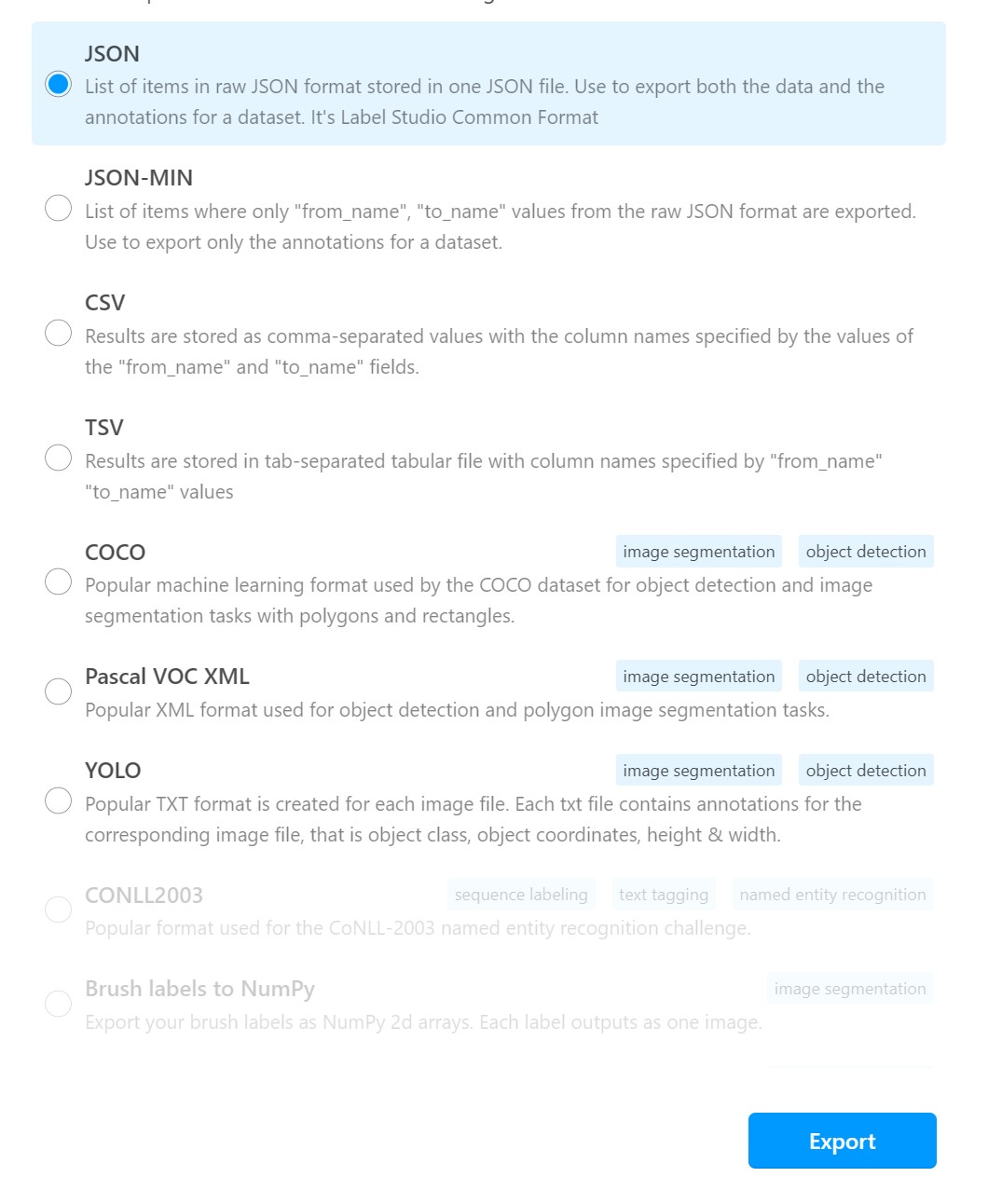 Converting from LabelStudio JSON Format to YOLO · Issue #3502 · HumanSignal/label-studio · GitHub