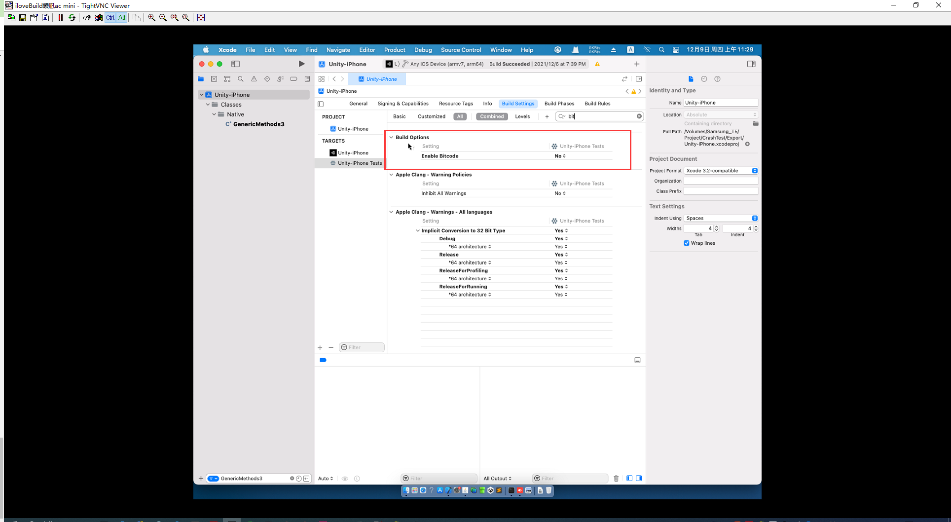 [Bug] unity ios crash log can't restore li2cpp stack symbol but the third party Library is fine ...
