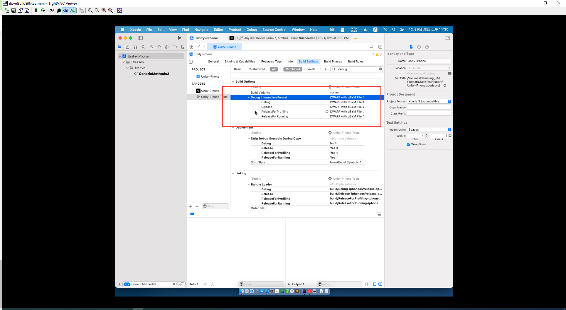 [Bug] unity ios crash log can't restore li2cpp stack symbol but the third party Library is fine ...