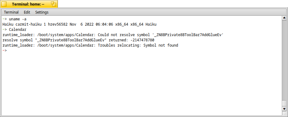 Missing Symbol Error On Some Applications · Issue 7383 · Haikuports Haikuports · Github