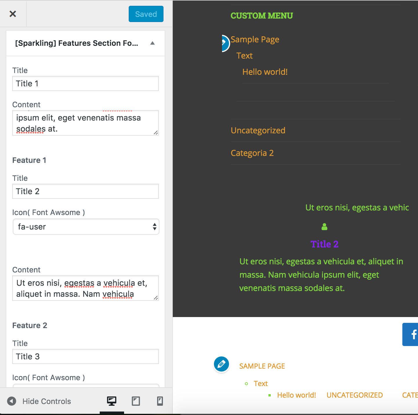 Features Section Widget - Sparkling widget · Issue #178 · ColorlibHQ/Sparkling · GitHub