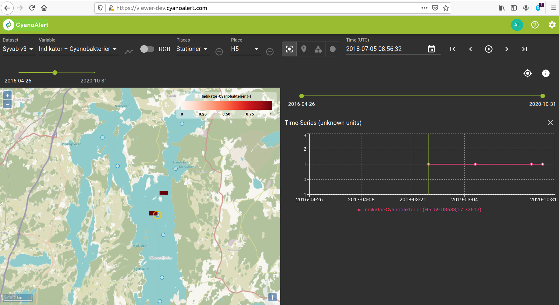 Missing datapoints in time series with Chrome · Issue #145 · xcube-dev/xcube-viewer · GitHub