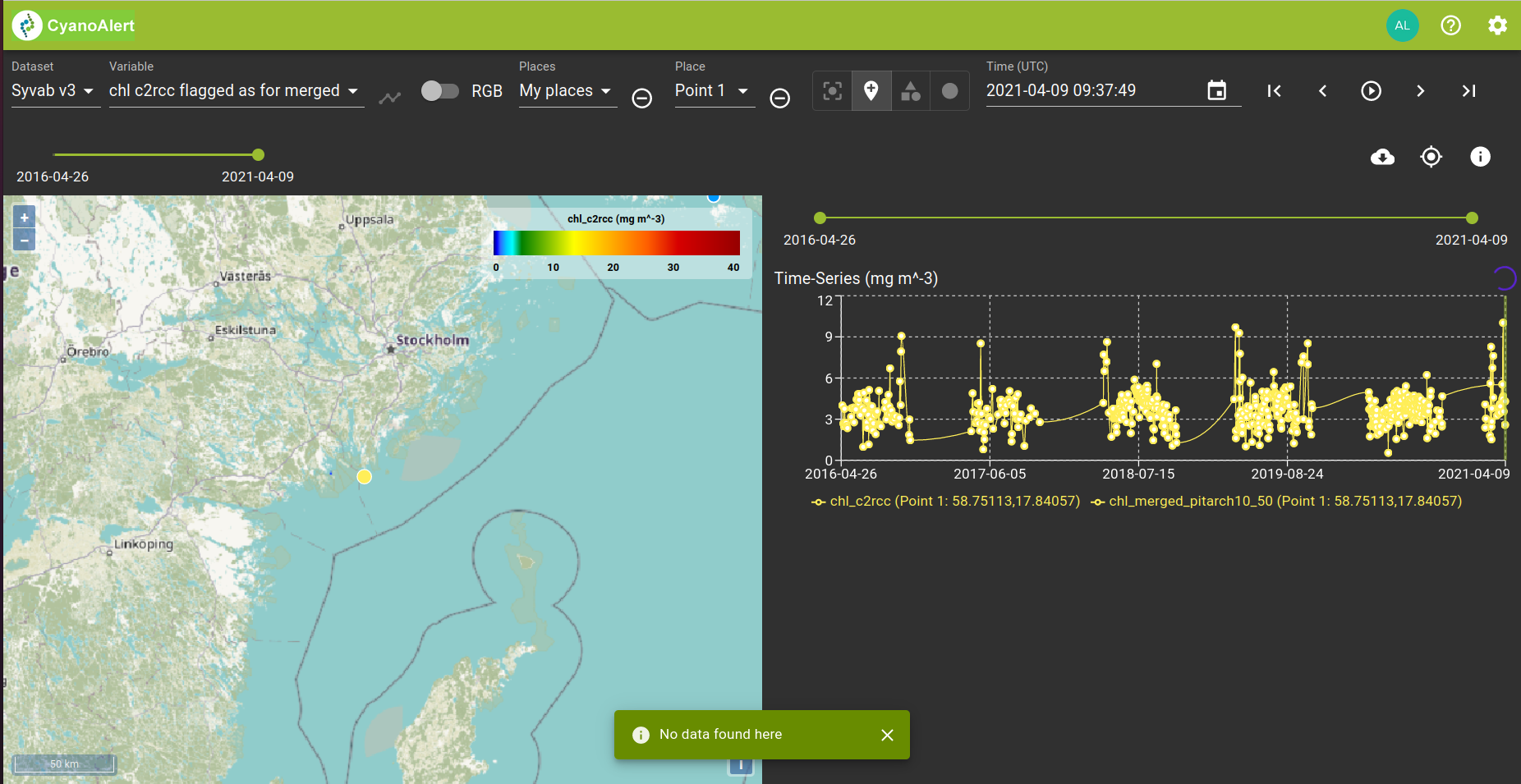 Plotting Time Series In Viewer Plot Does Not Finish · Issue 160 · Xcube Devxcube Viewer · Github