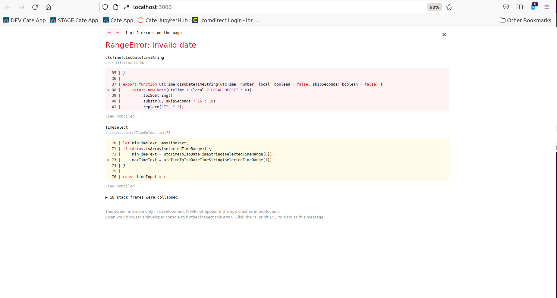Zooming in into the time-series end causes webpage to crash · Issue #163 · xcube-dev/xcube ...
