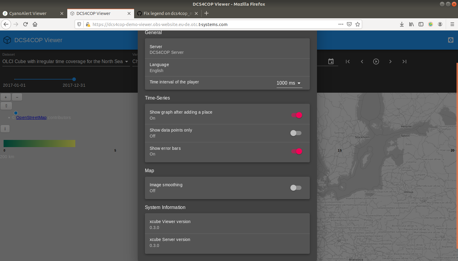 Fix legend on dcs4cop_master branch · Issue #96 · xcube-dev/xcube-viewer · GitHub