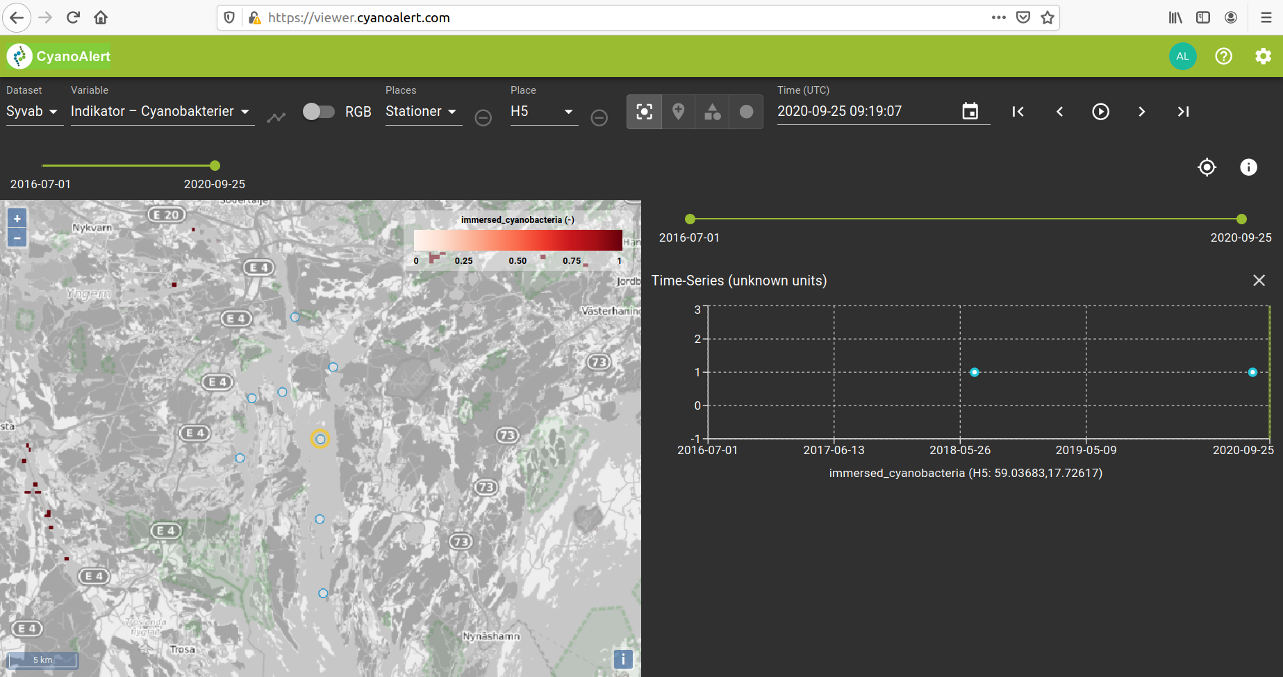 Missing datapoints in time series with Chrome · Issue #145 · xcube-dev/xcube-viewer · GitHub