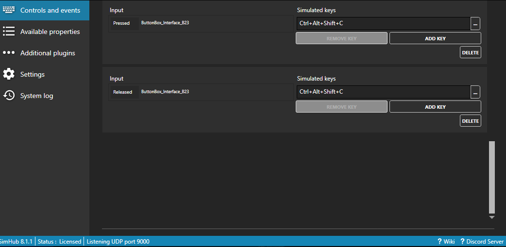 Keyboard mappings problem · Issue #1162 · SHWotever/SimHub · GitHub
