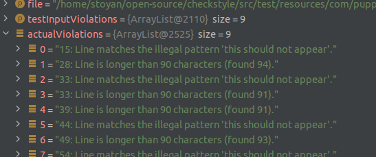 Implement Sorting In Abstractmoduletestsupport Verifyviolations · Issue 12847 · Checkstyle