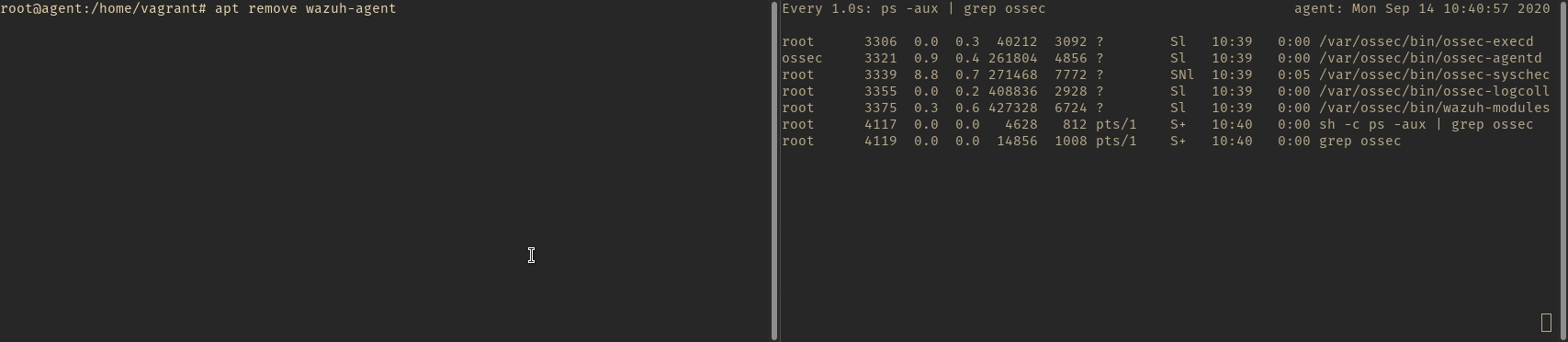 [Development] Wazuh daemons are still active after uninstalling DEB ...
