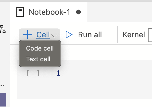 New Cell dropdown is misaligned in Notebook Toolbar · Issue #23826 · microsoft/azuredatastudio ...