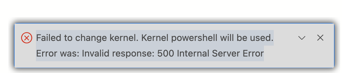 Error switching notebook kernel from PowerShell to Python · Issue #24405 · microsoft ...