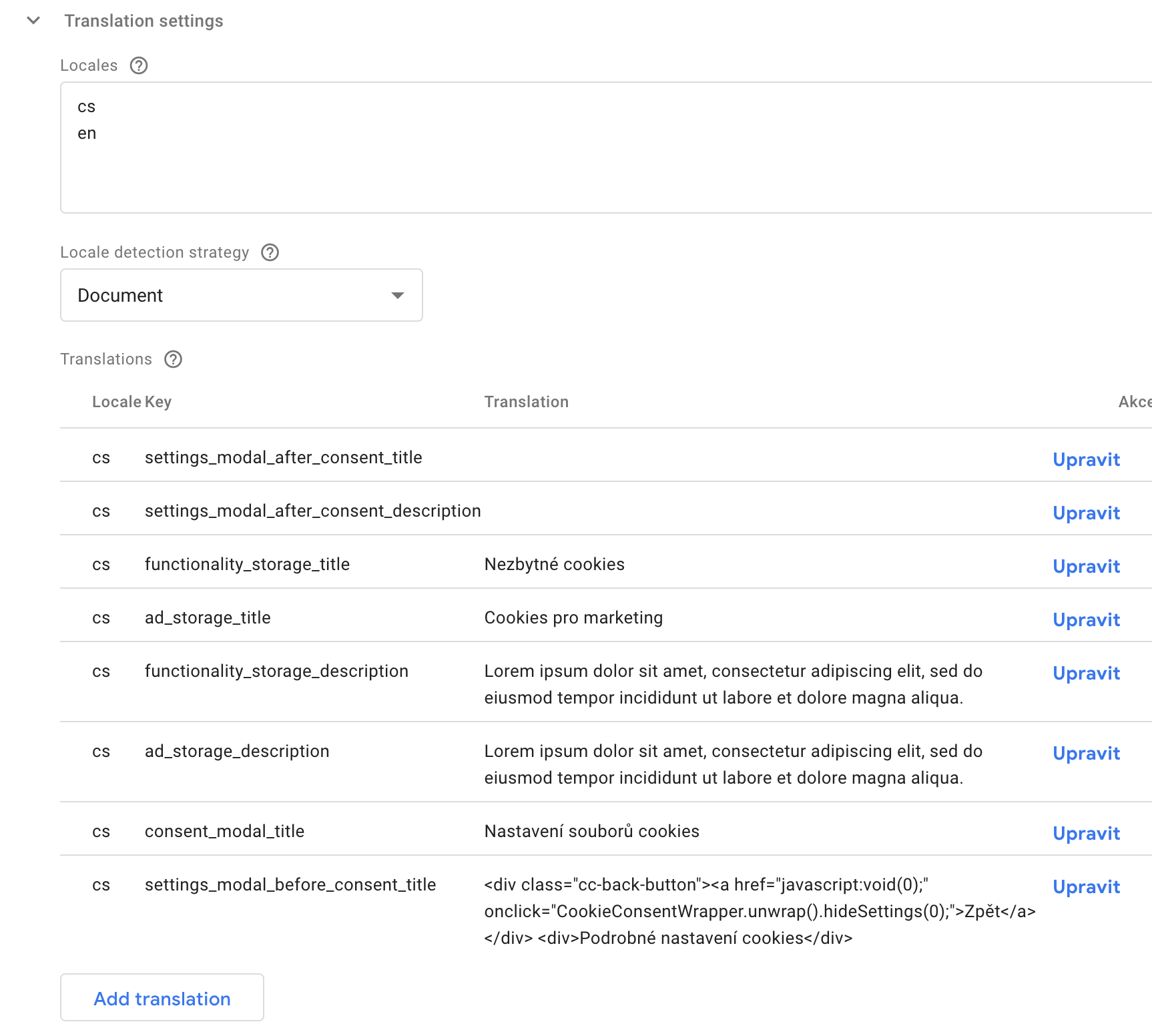Add support of default translation · Issue #112 · orestbida/cookieconsent · GitHub