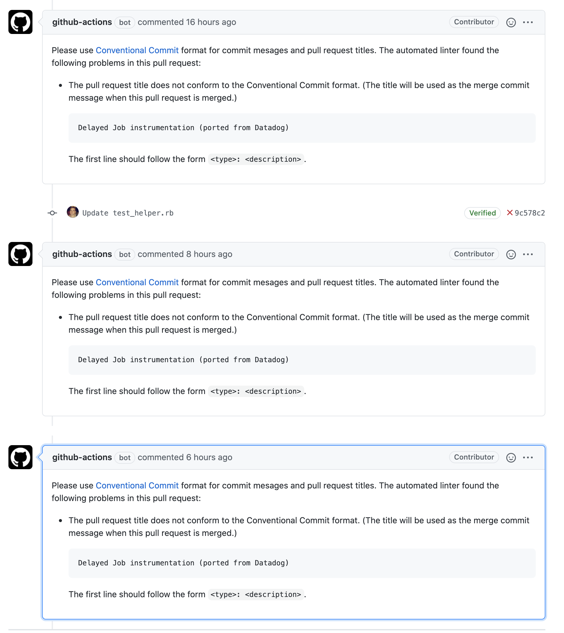 GH Actions CI spamming commits · Issue #449 · open-telemetry/opentelemetry-ruby · GitHub