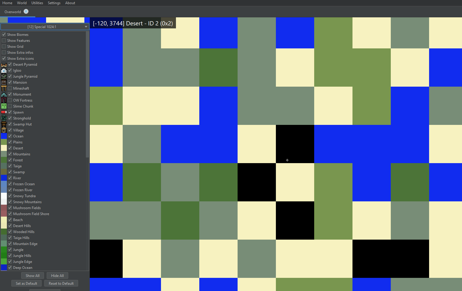 Feature request: The ability to see biome layers in map · Issue #109 · Cubitect/cubiomes-viewer ...