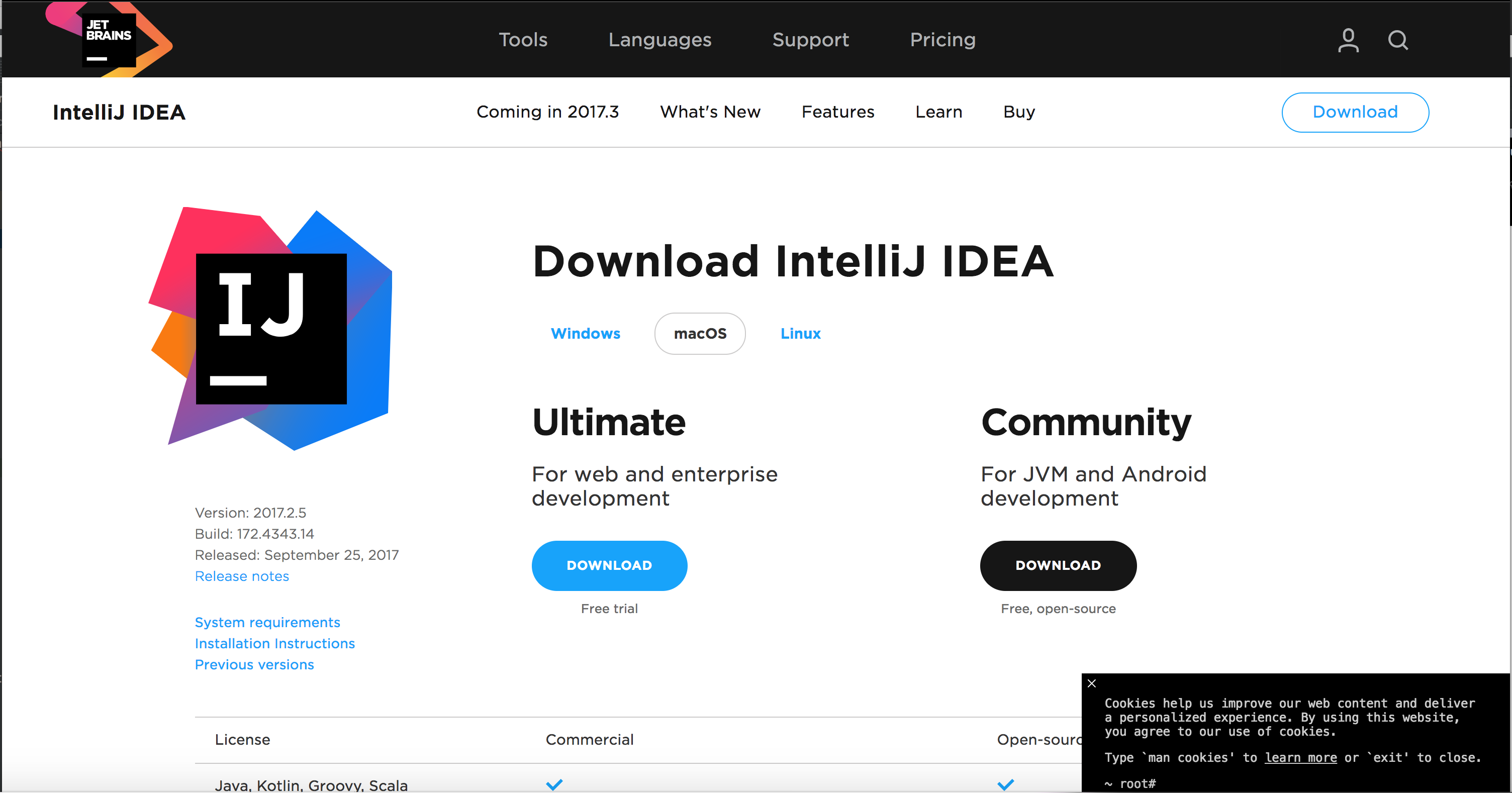 Make it clear that Flutter fully supports Community Edition of IntelliJ ...