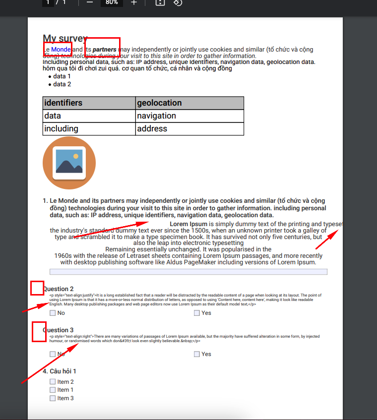 [bug] Wrong Ui Pdf File For Strikethrough Words Link And Align Text With Ckeditor · Issue 198