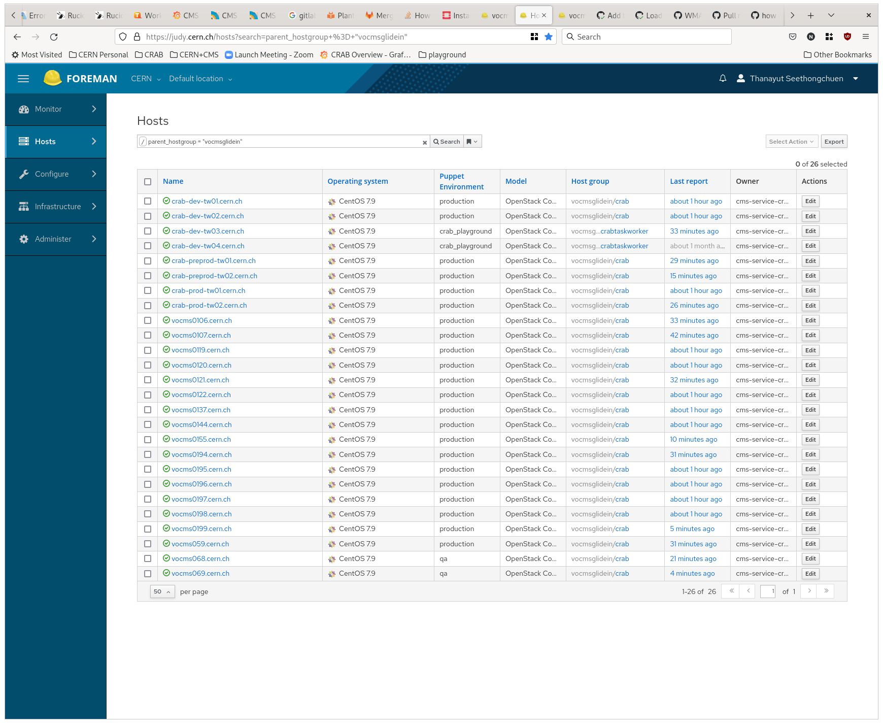 WMARchive is not running on vocms0198/121 · Issue #7159 · dmwm/CRABServer · GitHub