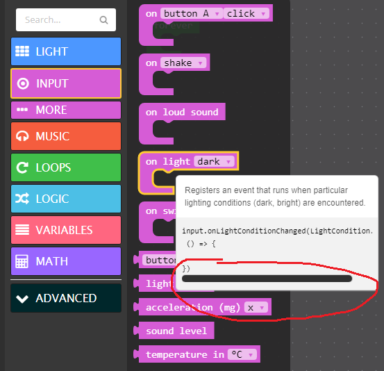 There is an extra scrollbar on block "on light dark" explanation · Issue #2247 · microsoft/pxt ...