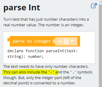can't be recognized in block "parse to integer" · Issue #312 · microsoft/pxt-adafruit · GitHub