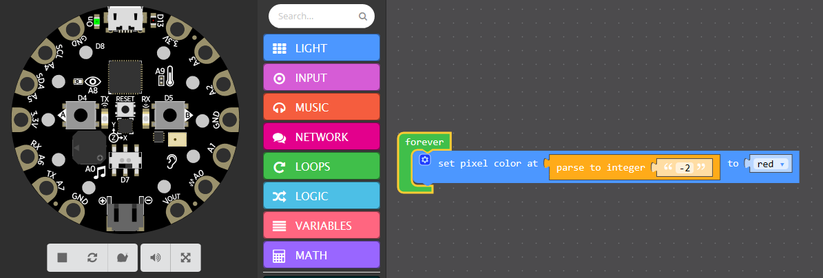 can't be recognized in block "parse to integer" · Issue #312 · microsoft/pxt-adafruit · GitHub