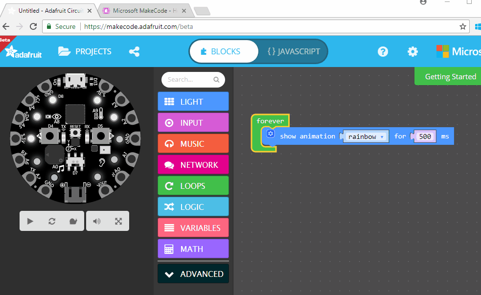Simulator started automatically · Issue #315 · microsoft/pxt-adafruit · GitHub