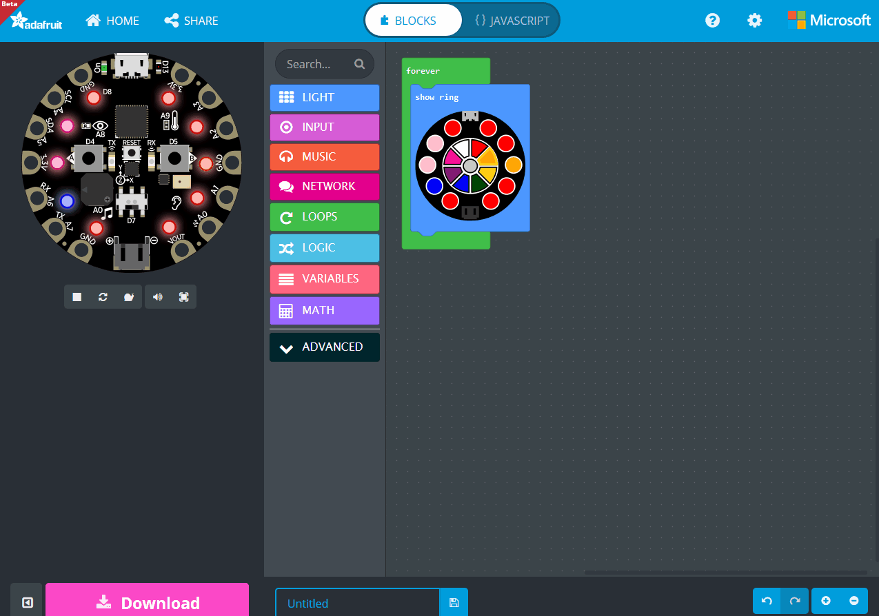 After changing project name, blocks can't be edited on content pane · Issue #419 · microsoft/pxt ...