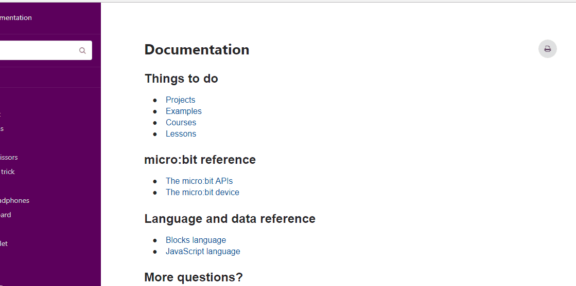 There is no navigation link for lessons · Issue #3453 · microsoft/pxt · GitHub