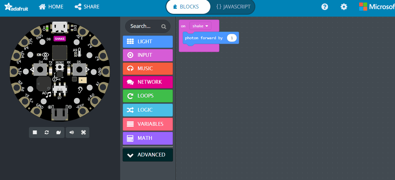 Shaking simulator works differently with clicking "SHAKE" button · Issue #660 · microsoft/pxt ...