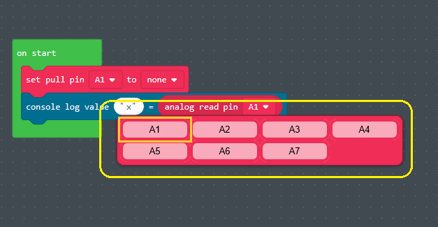 These two blocks don't have same selection menus · Issue #681 · microsoft/pxt-adafruit · GitHub
