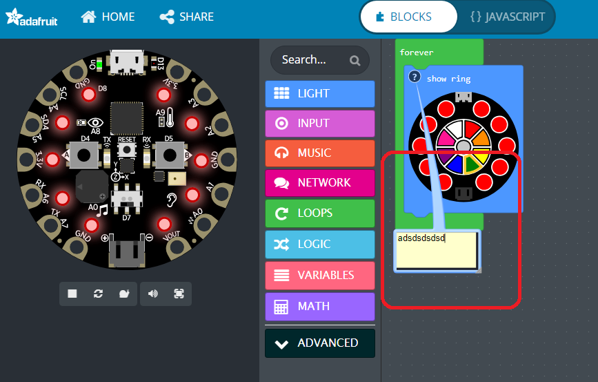 Block Comment Can T Be Selected · Issue 661 · Microsoft Pxt Adafruit · Github